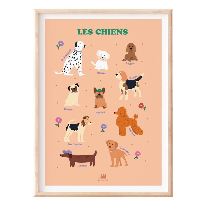 Ma petite vie - Affiche pédagogique Chiens | Smallable