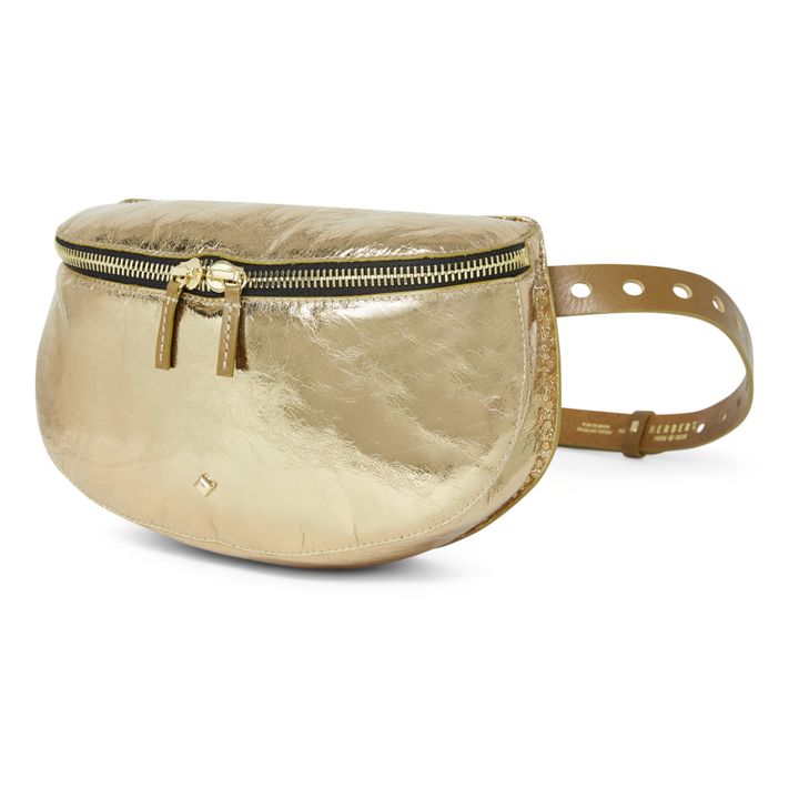 herbert frère soeur - Grande Banane New Lili Laminato - Doré | Smallable