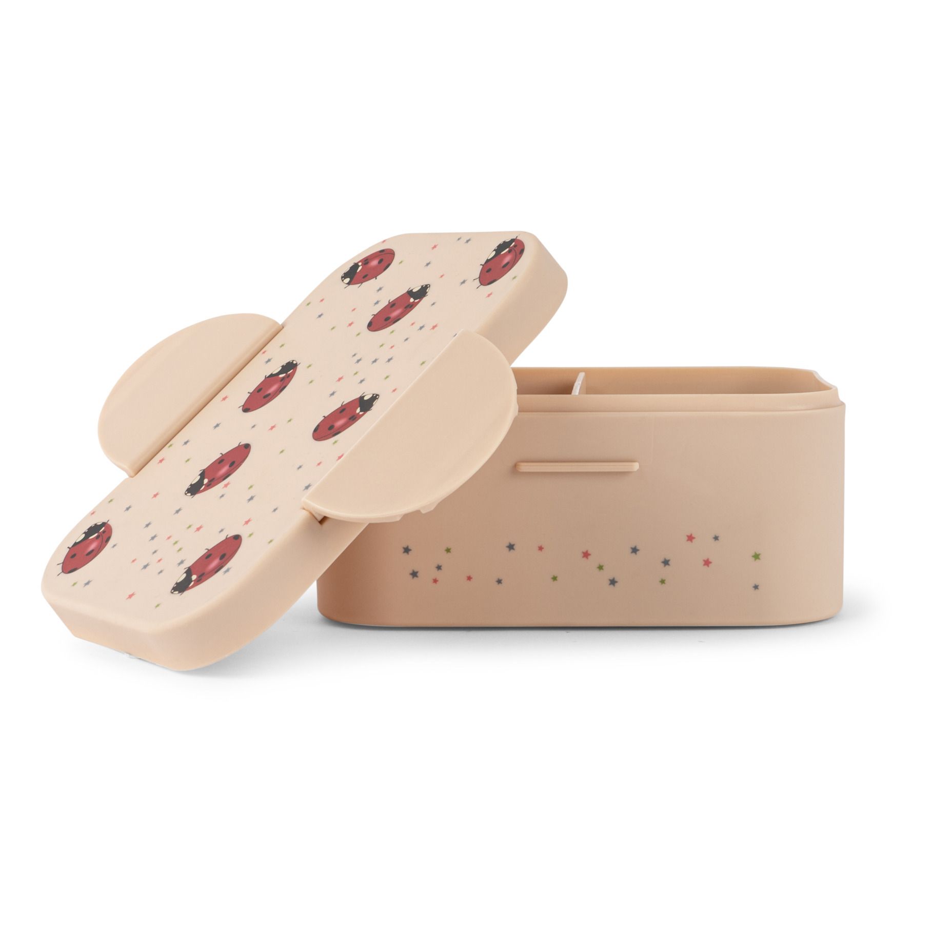 Konges Sløjd - Ladybug rectangular lunch box - Blush | Smallable