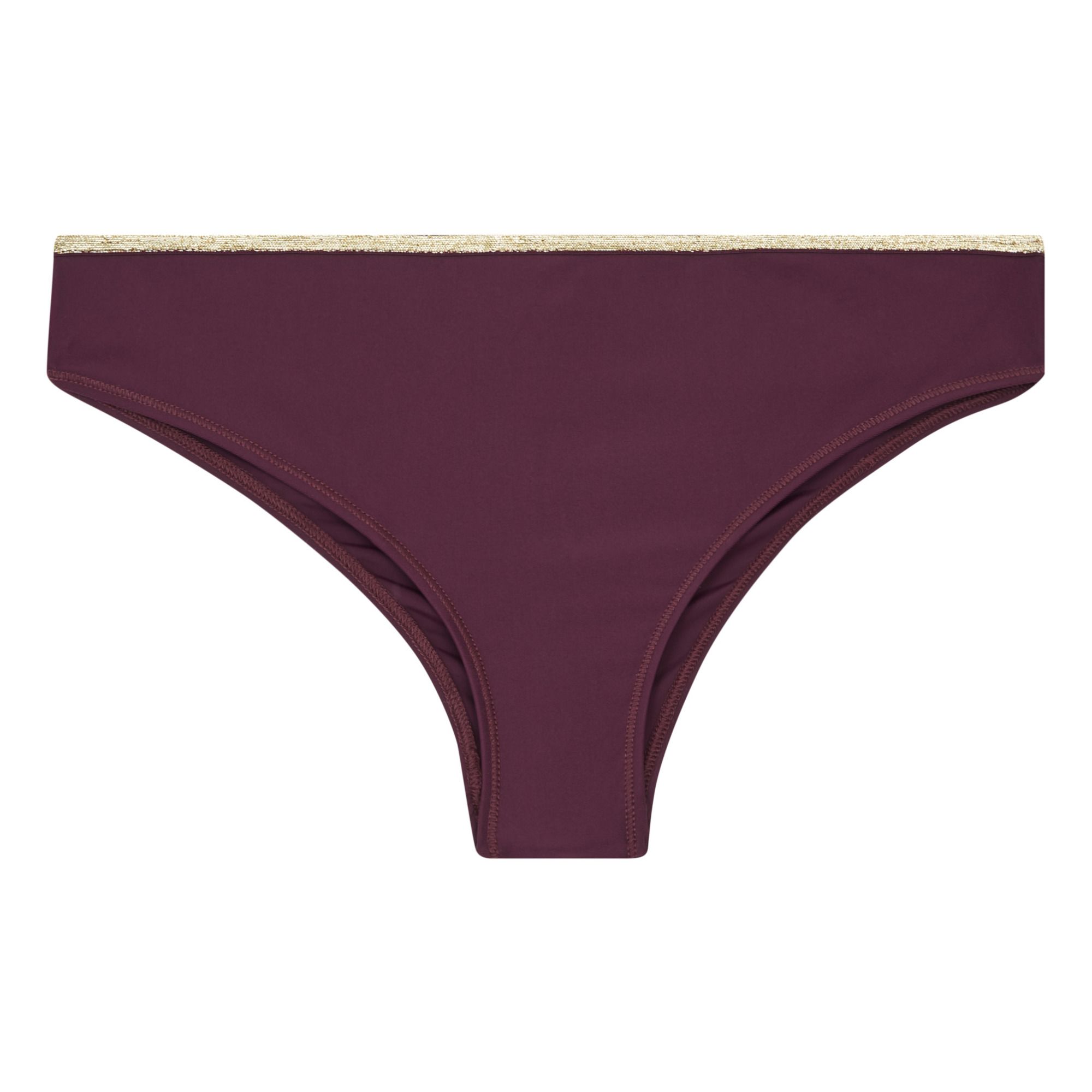 La Nouvelle - Bas de Maillot Tanga Mari - Prune | Smallable