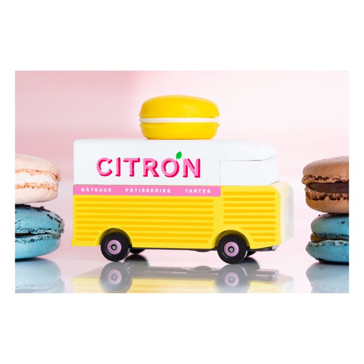 Candylab - Wooden Lemon Macaron Car | Smallable