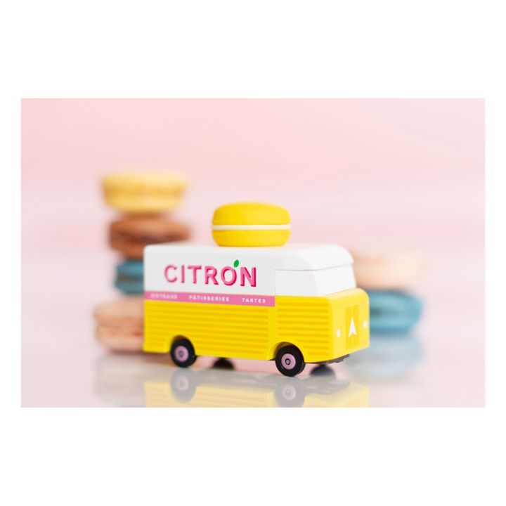 Candylab - Wooden Lemon Macaron Car | Smallable