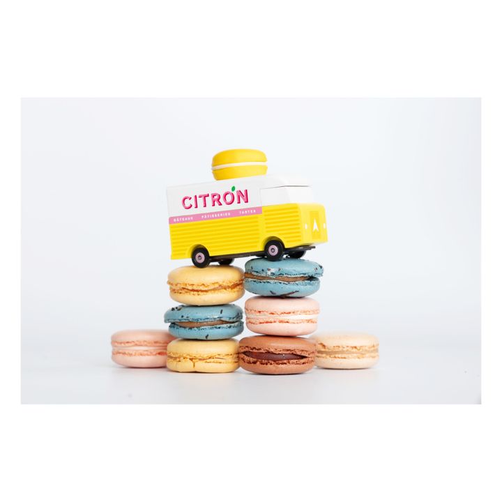 Candylab - Wooden Lemon Macaron Car | Smallable