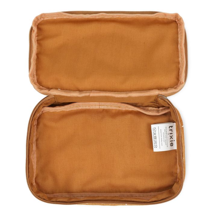 Trixie - Mr Tiger Rectangular Pencil Case - Camel | Smallable