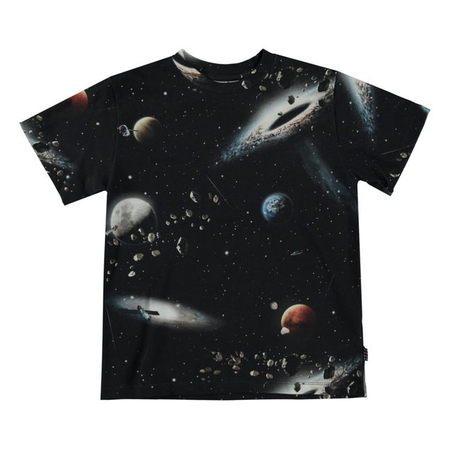 Molo - T-Shirt Coton Bio Smiley Riley - Ecru | Smallable