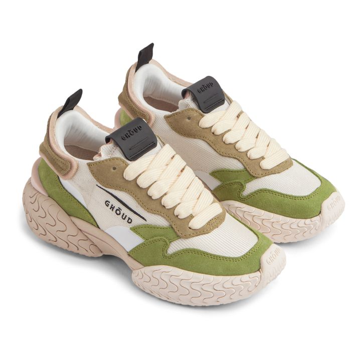 Ghoud - Baskets Tyre Mesh Suede - Vert | Smallable