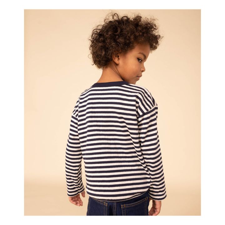 Petit Bateau - Organic Cotton Marinière - Navy blue | Smallable