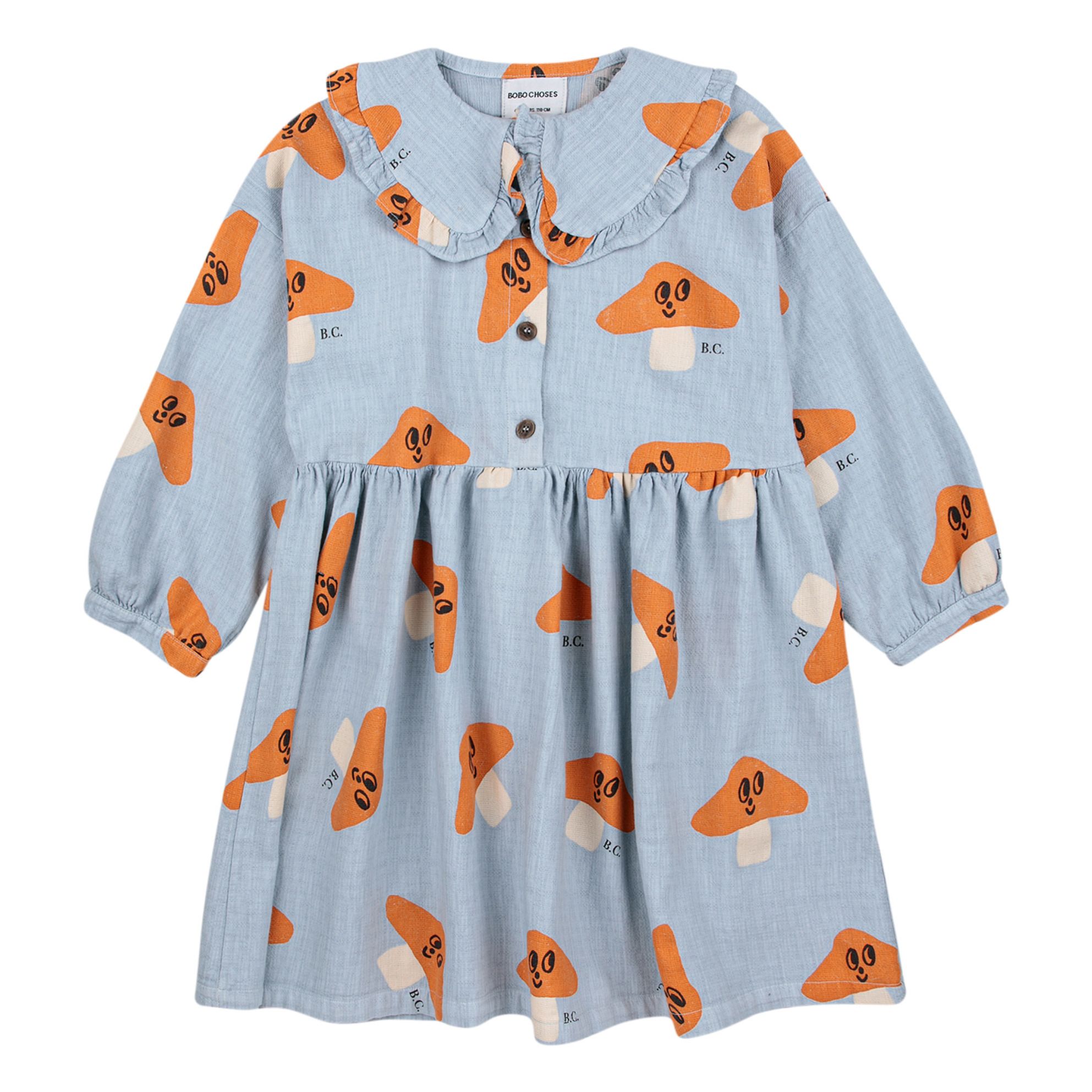 Bobo Choses - Robe Champignons - Bleu ciel | Smallable