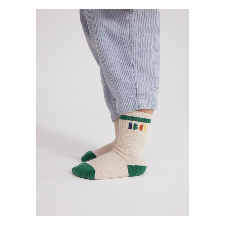 Bobo Choses - Two-Tone Socks - Green | Smallable