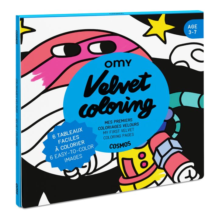 Omy - Coloriage velours - Cosmos - Bleu | Smallable