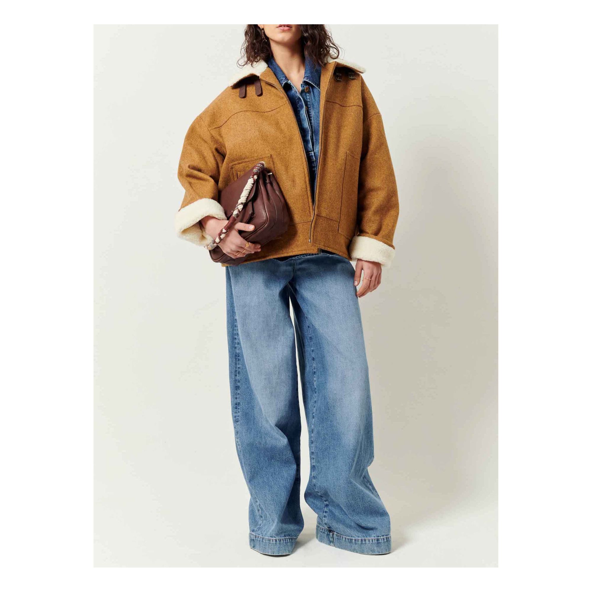Sessùn - Manteau Alaska Laine Vierge - Miel | Smallable