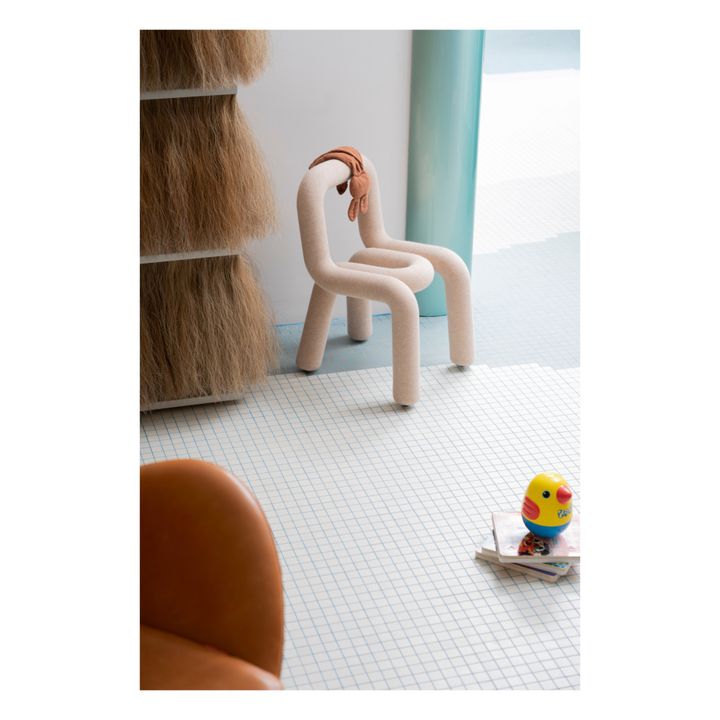 Moustache - Chaise Mini Bold - Beige | Smallable