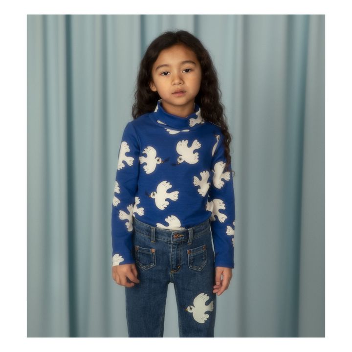 Mini Rodini - Rodini x Wrangler Mini Dove Organic Cotton Jeans - Blue ...