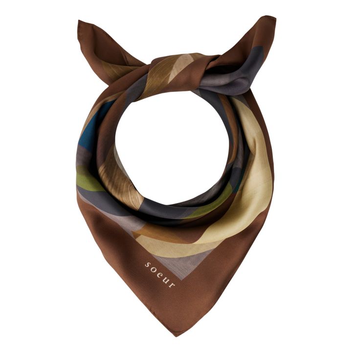 Soeur - Russet Silk Scarf - Brown | Smallable