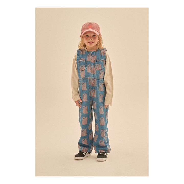 Jelly Mallow - Cat overalls - Blue | Smallable