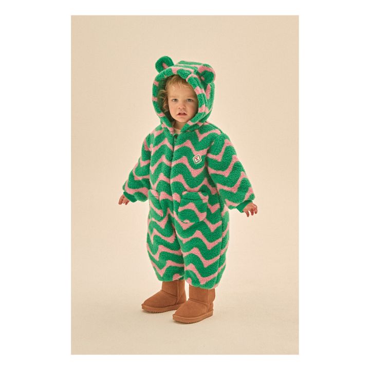 Jelly Mallow - Pilote Polaire Zigzag - Green | Smallable