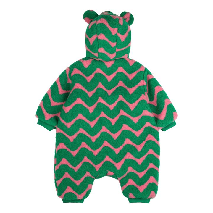 Jelly Mallow - Pilote Polaire Zigzag - Green | Smallable