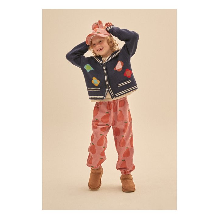 Jelly Mallow - Pear Rabbit Ear Cap - Pink | Smallable