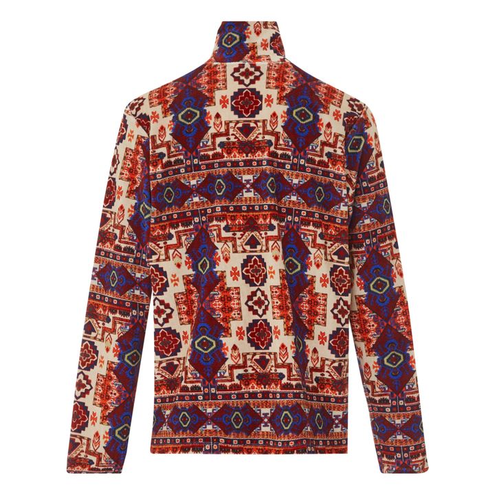 Virginie de Vinster - Tapestry Velvet Sweater - Brick red | Smallable