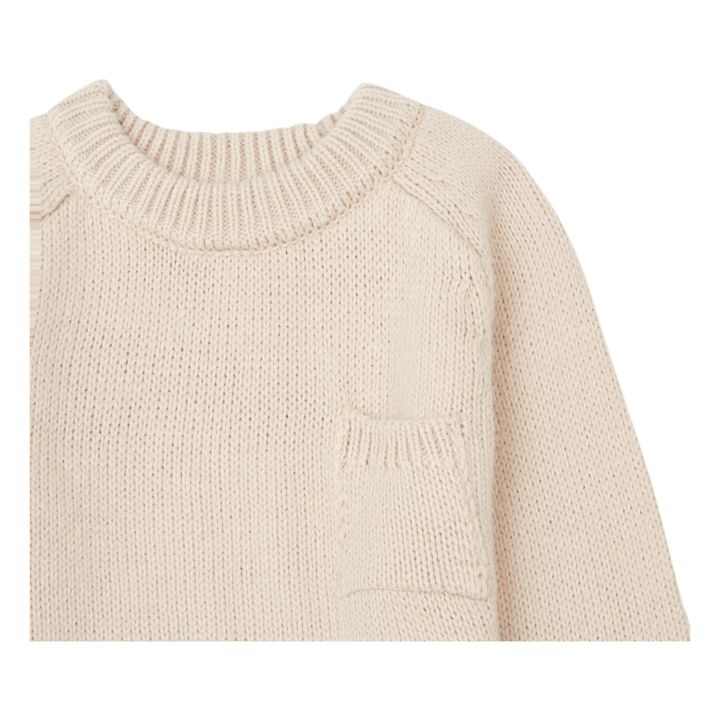 Búho - Pocket jumper - Ecru | Smallable