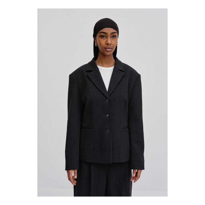 Birgitte Herskind - Blazer Caro Laine Vierge - Gris anthracite | Smallable