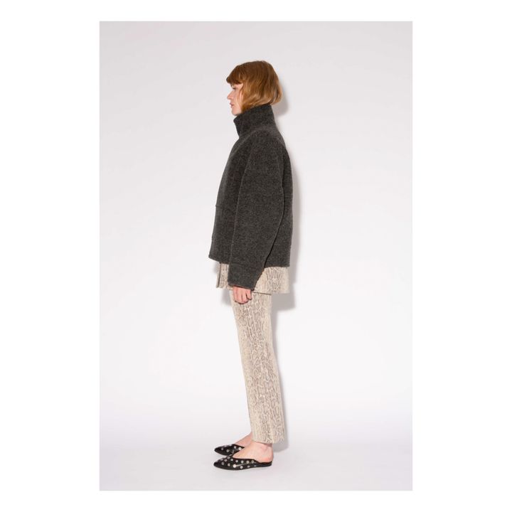Roseanna - Manteau Craig Albert Laine - Gris anthracite | Smallable
