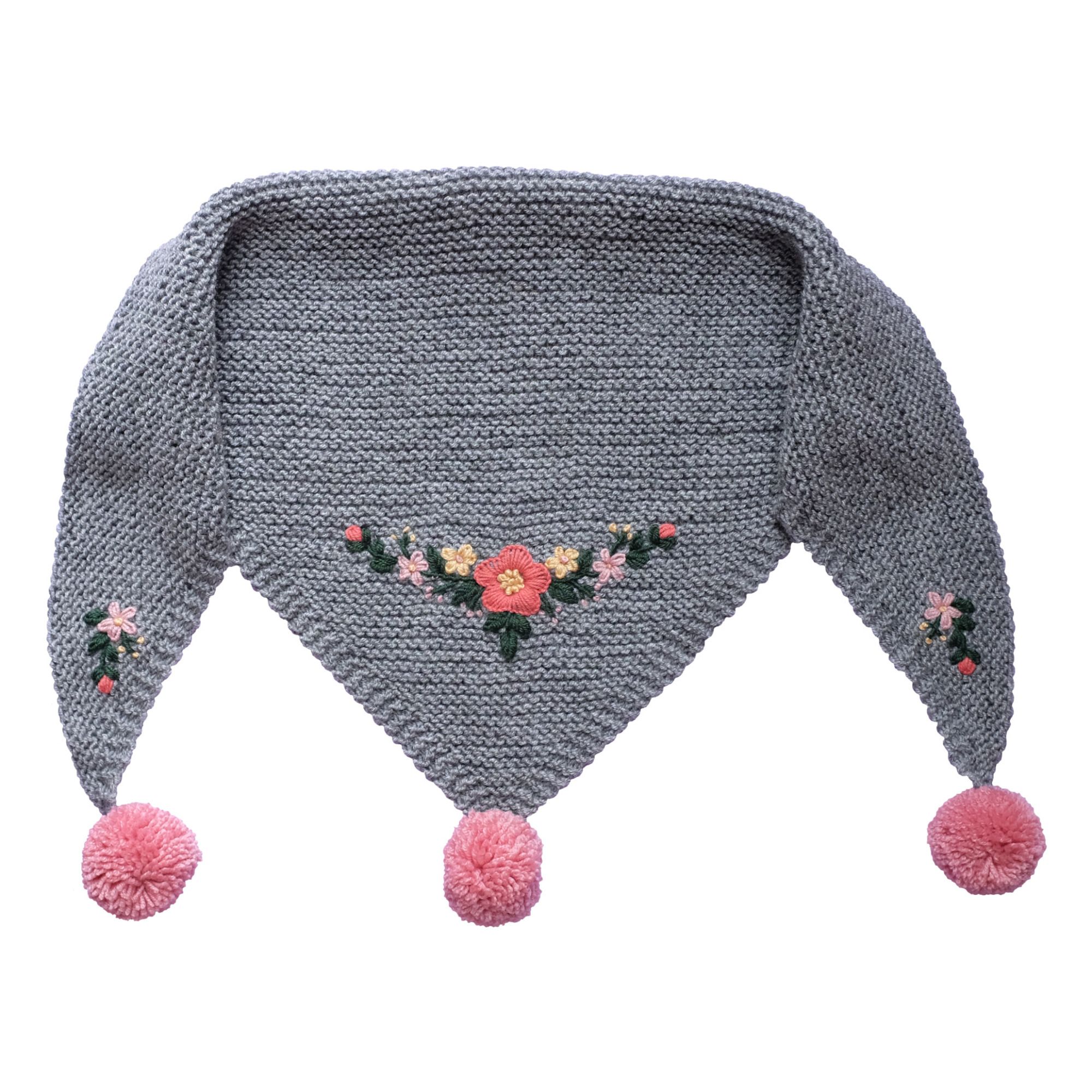 RKO - Embroidery scarf - Grey | Smallable
