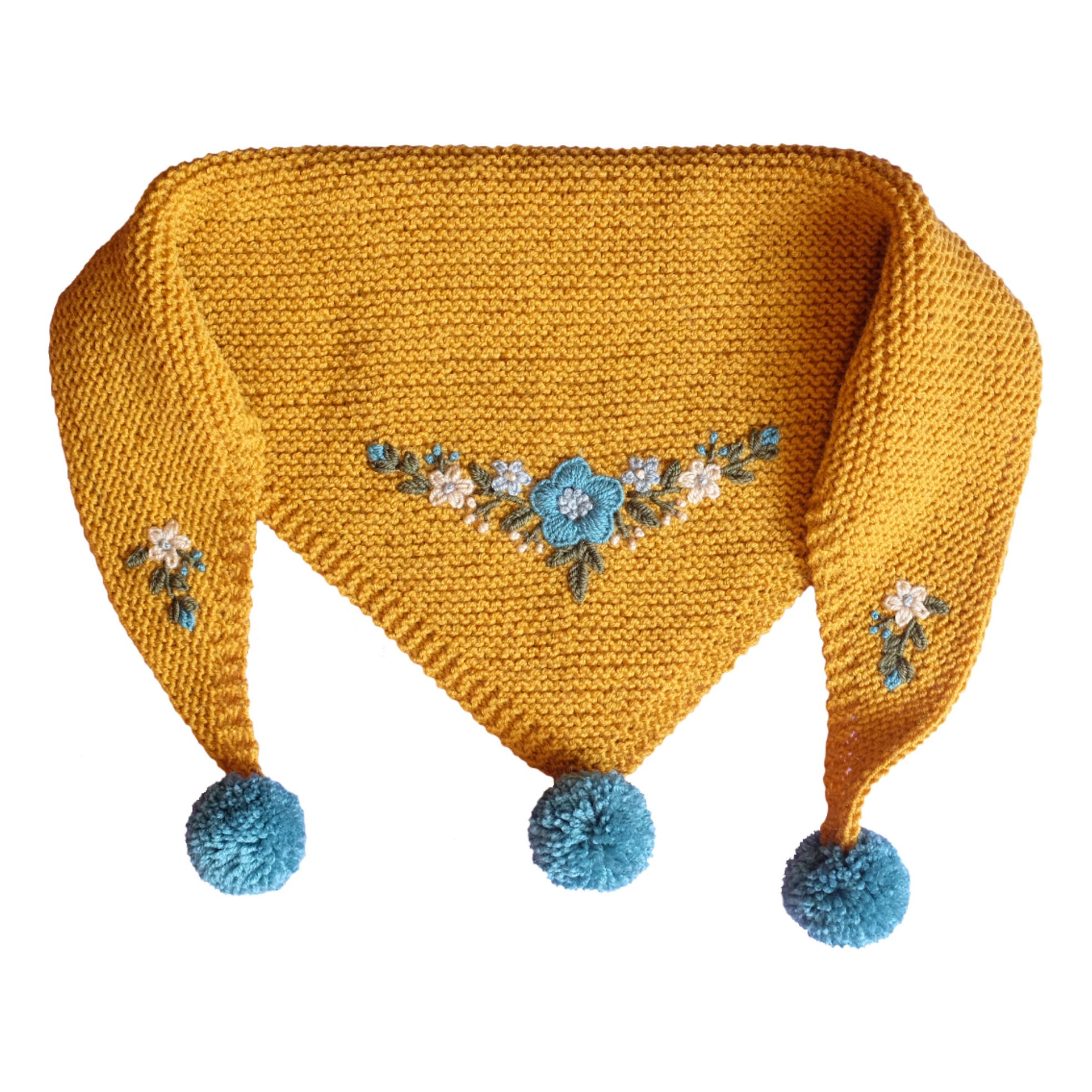 RKO - Embroidery scarf - Apricot | Smallable