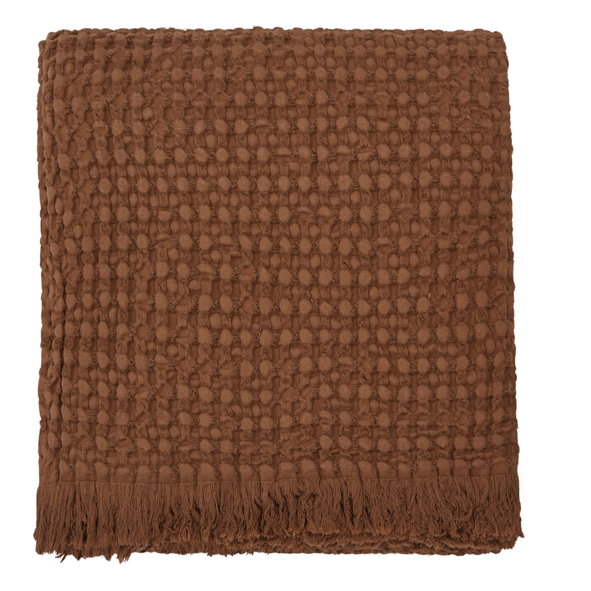 Haomy - Tempo Cotton Throw - Coffee | Smallable
