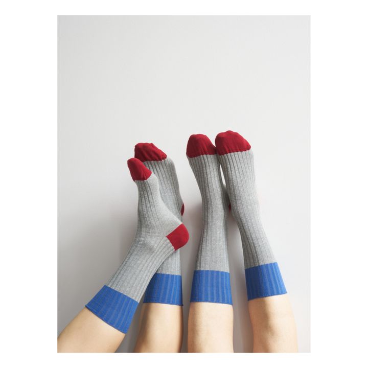 La cerise sur le gâteau - Chaussette Yvette - Cendre | Smallable