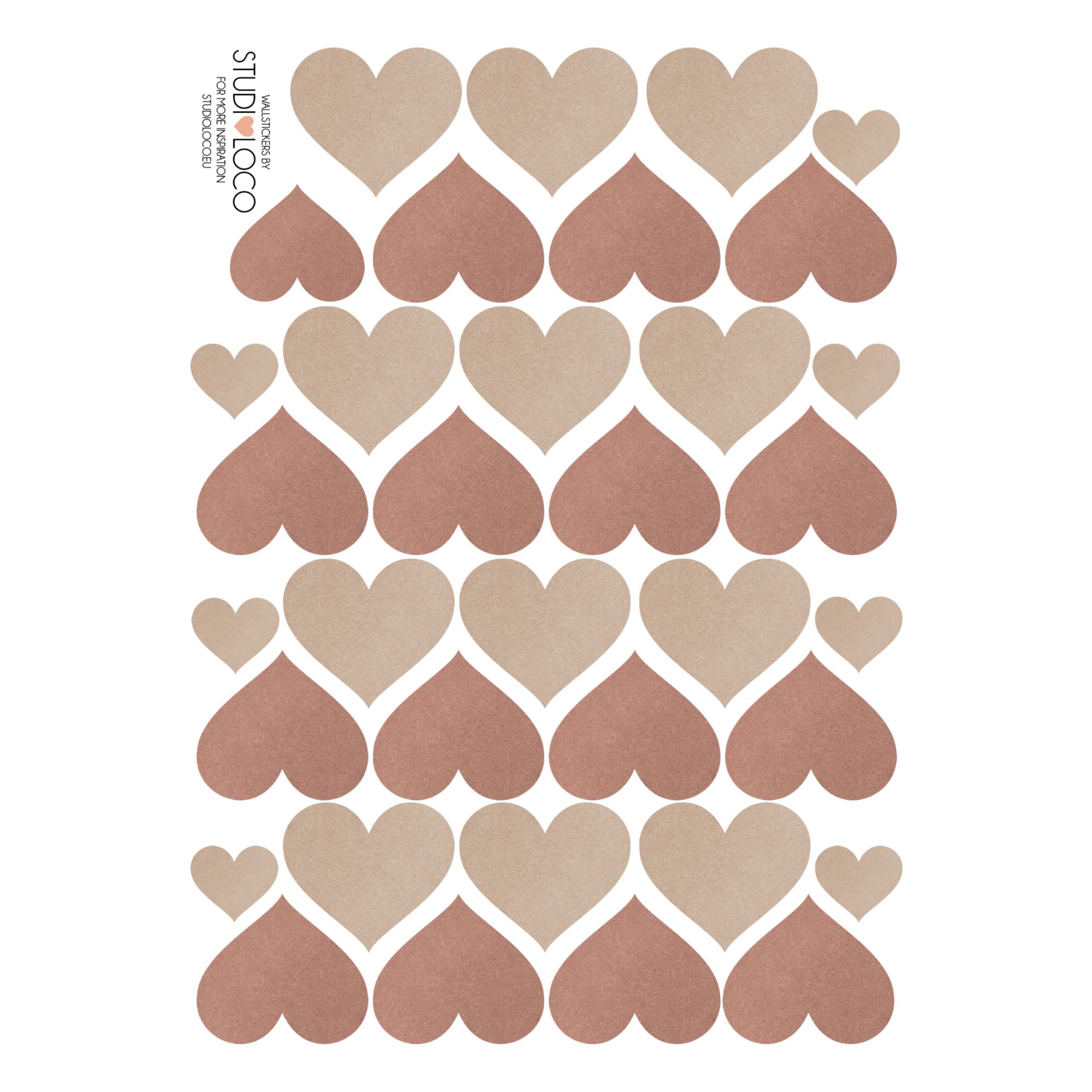 Studio Loco - Stickers muraux Cœurs | Smallable