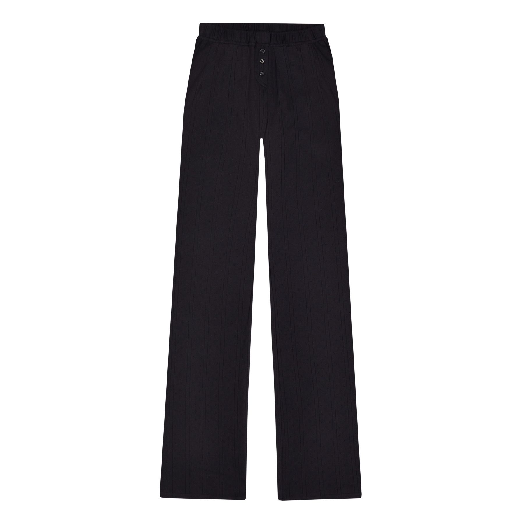 Cou Cou Intimates - Pantalon Lounge Pointelle Coton Bio - Noir | Smallable
