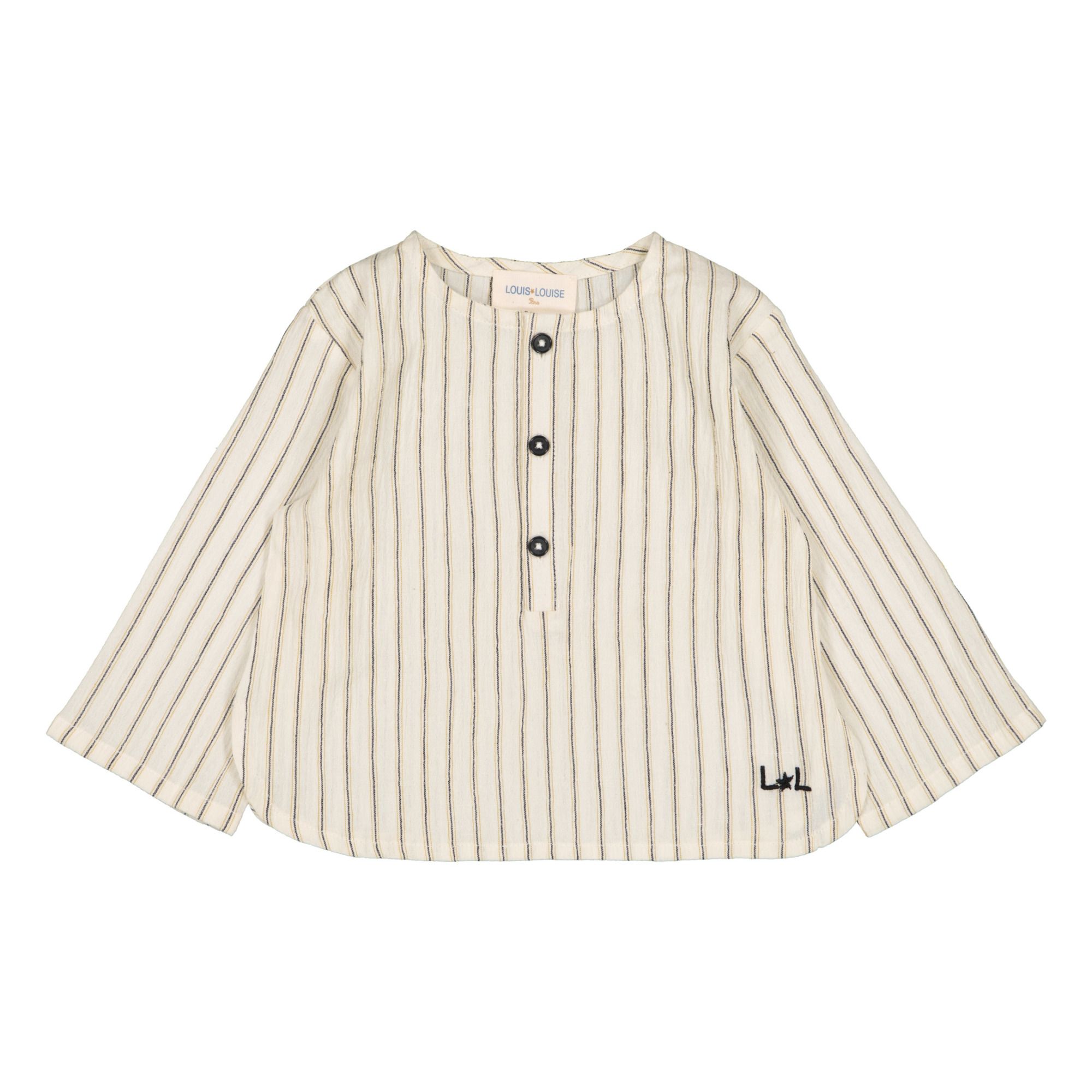 Louis Louise - Kurta Uncle Cotton Crepe Baby - Ecru | Smallable