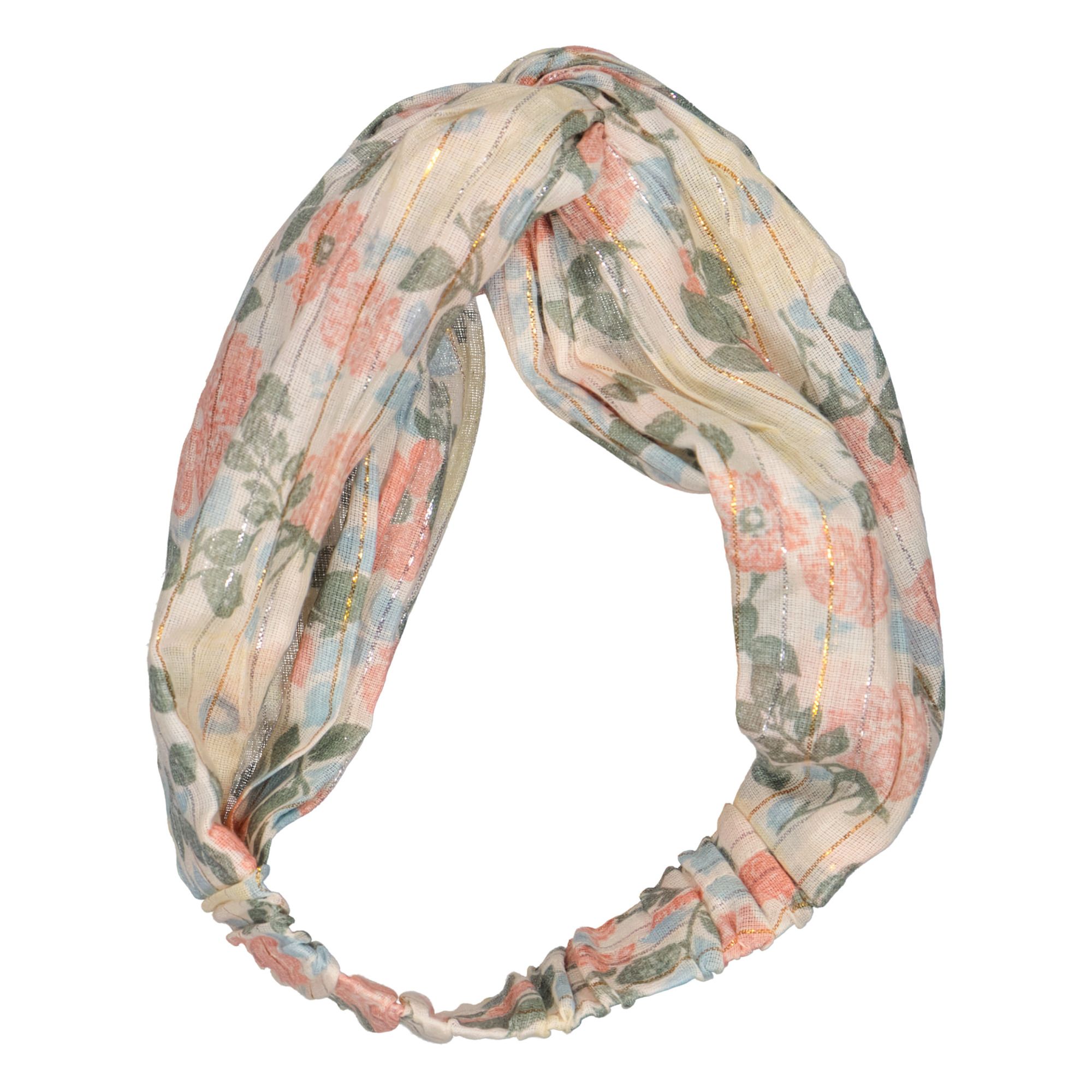 Louis Louise - Francesca Metallic Headband - Ecru | Smallable