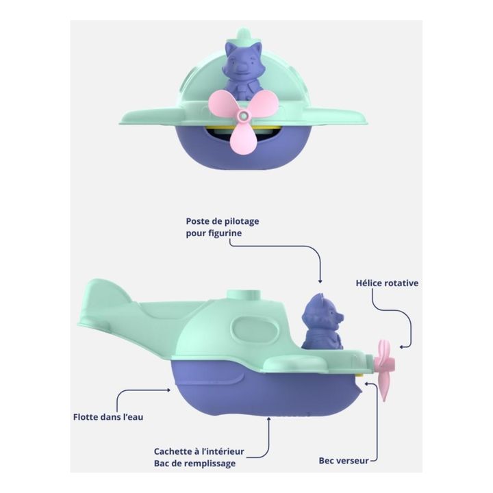 Le Jouet Simple - Mon premier Hydravion modulable - Turquoise | Smallable