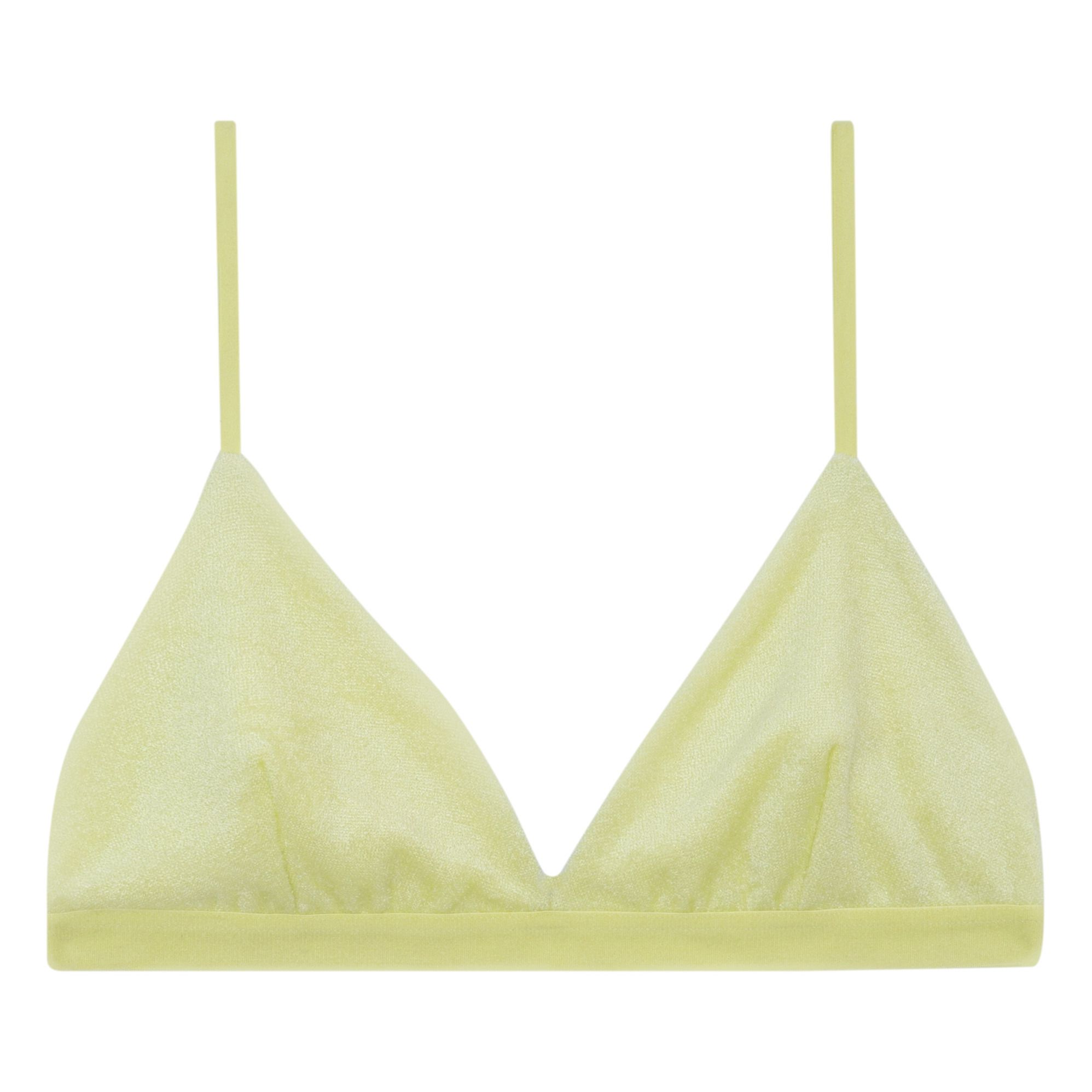 Baserange - Mississippi Velvet Bra - Pale yellow | Smallable