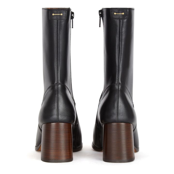 Anthology Paris - Gabrielle Leather Boots - Black | Smallable