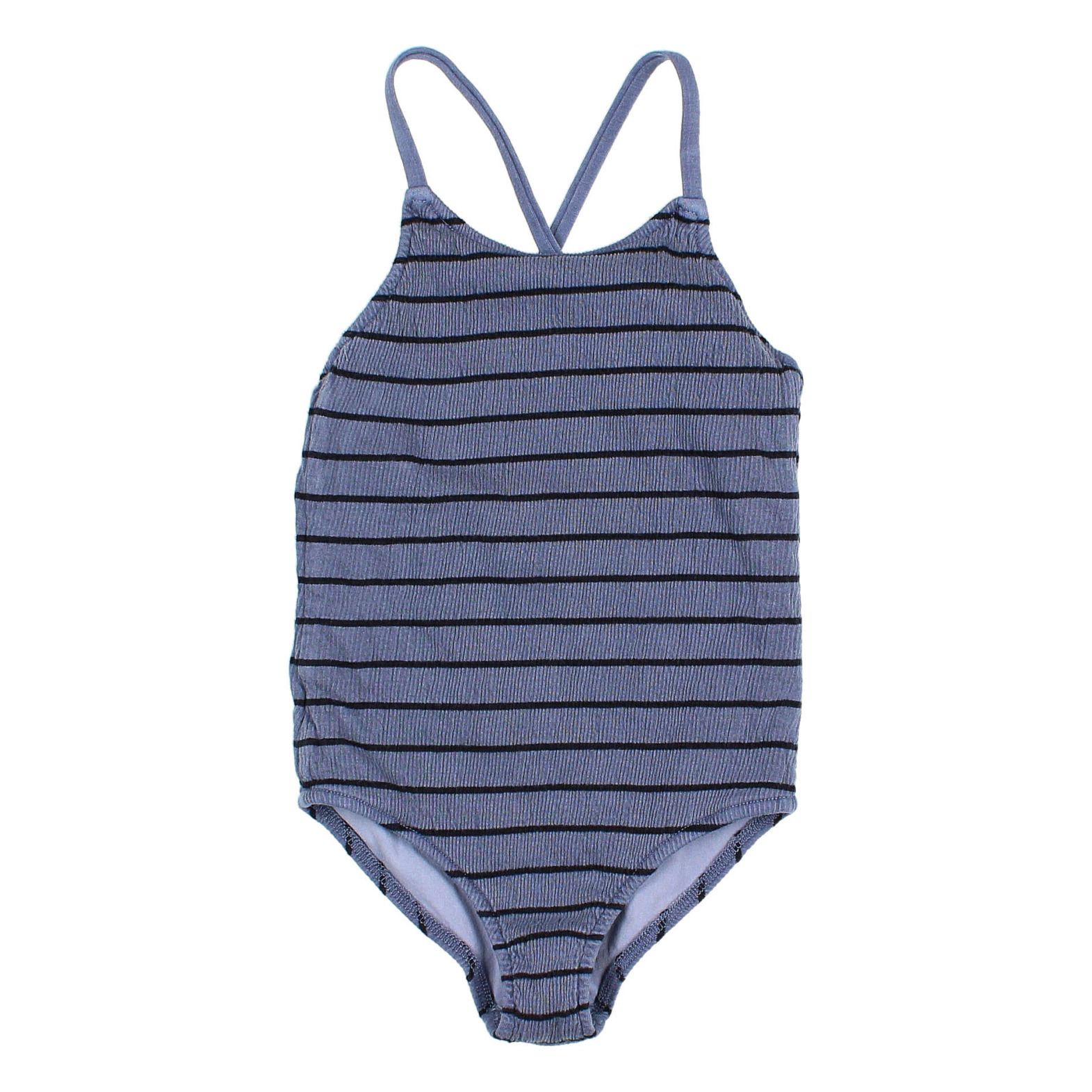 Búho - Seersucker 1-piece swimming costume - Blue | Smallable