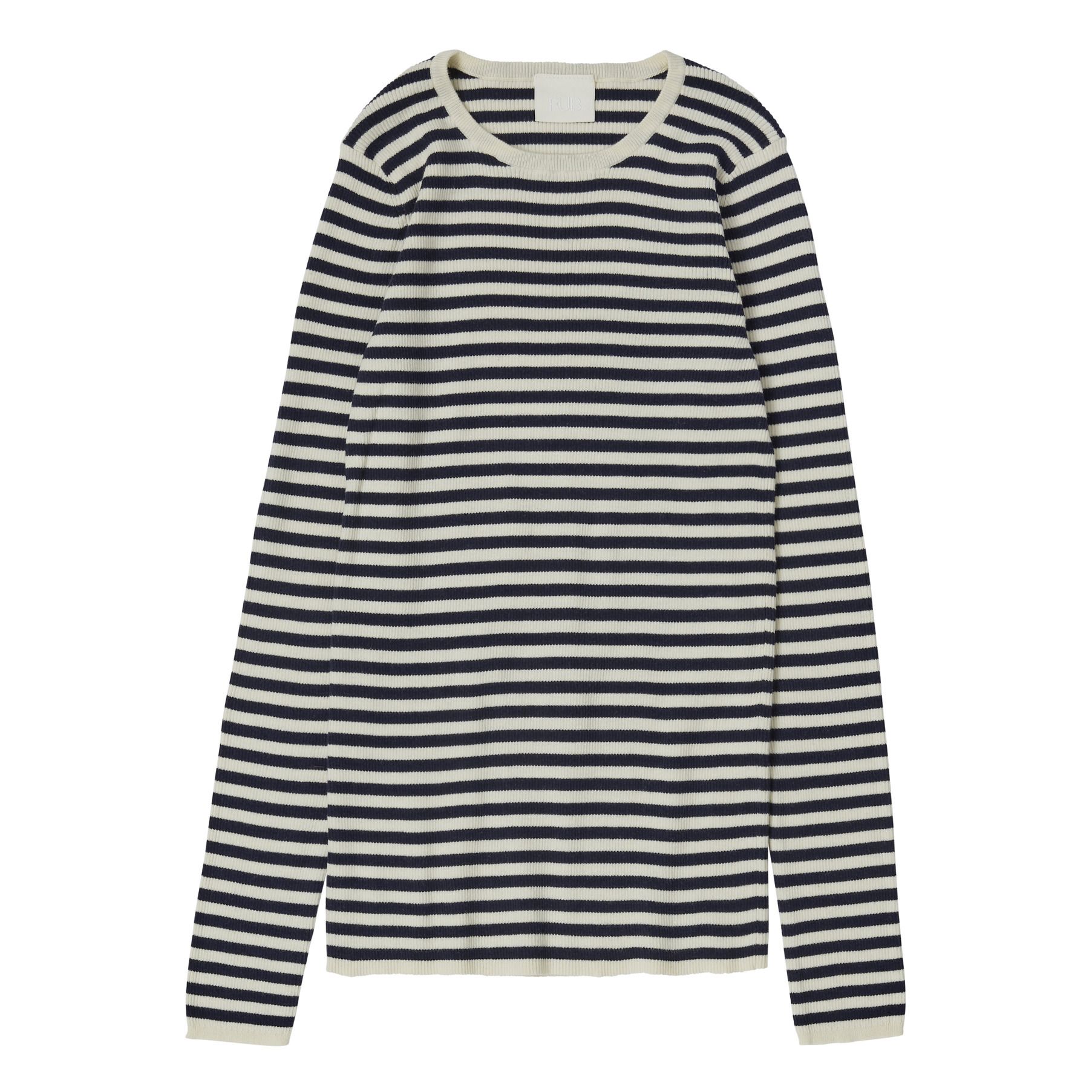 FUB - Long Sleeve Marinière - Navy blue - Off-white | Smallable