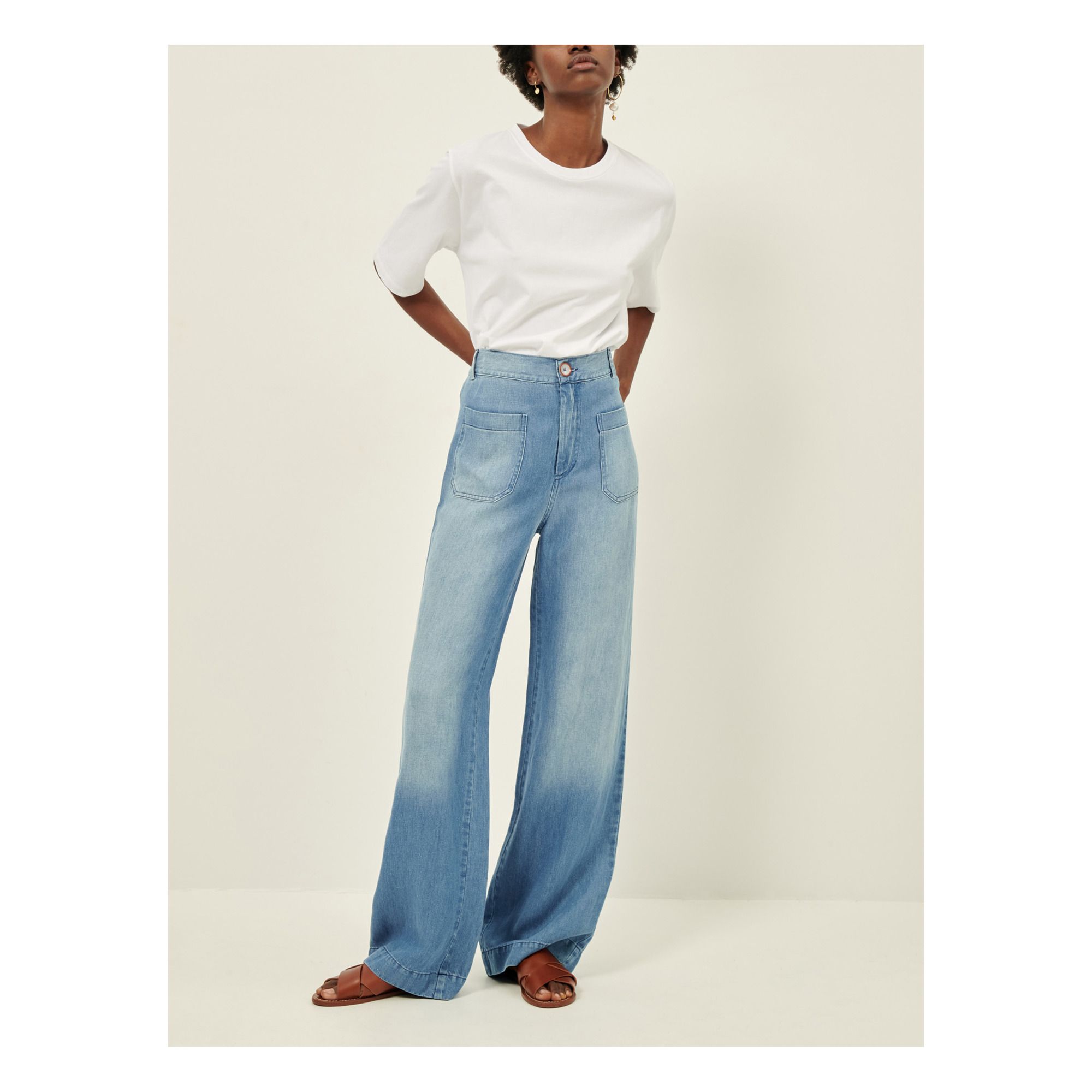 Sessùn - Jean Johnny Spring - Denim stonewashed | Smallable