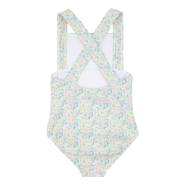 Minnow - 1 Piece Crossover Swimsuit Fleur - Green | Smallable
