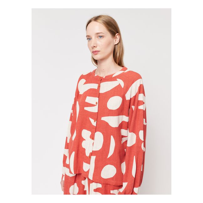 Bobo Choses - Summer Landscape Jacket - Women's collection - - Dark red ...
