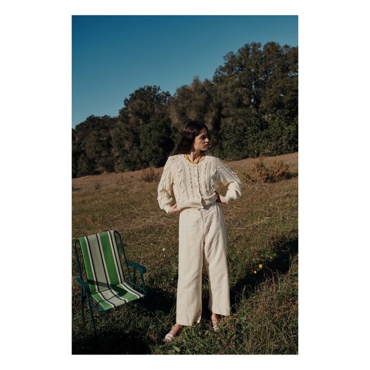 Louise Misha - Abuela Cotton and Linen Trousers - Women's Collection ...