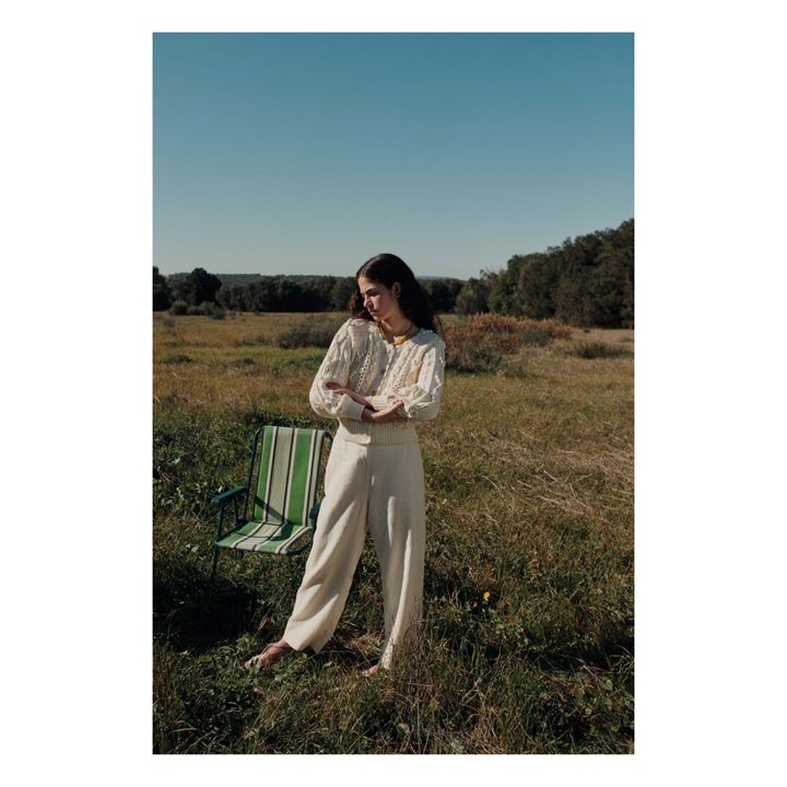 Louise Misha - Abuela Cotton and Linen Trousers - Women's Collection ...