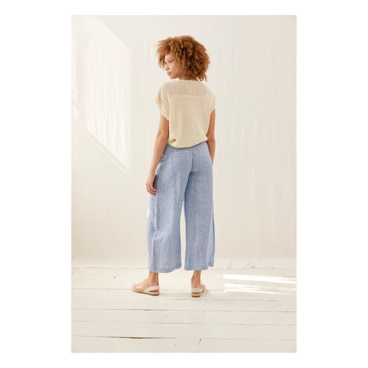 Louise Misha - Jersey Loria bordado de flores - Colección Mujer - Crema ...