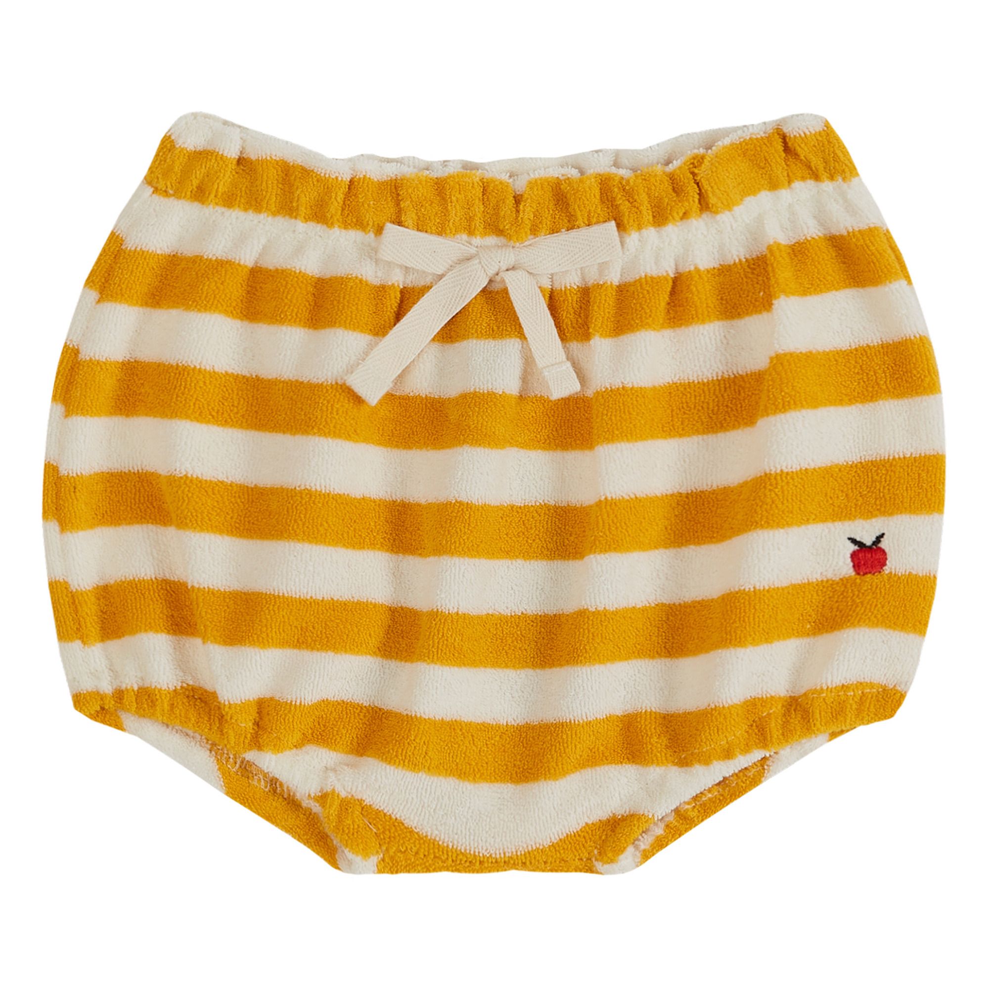 Emile et Ida - Terry Stripe Bloomer - Yellow | Smallable