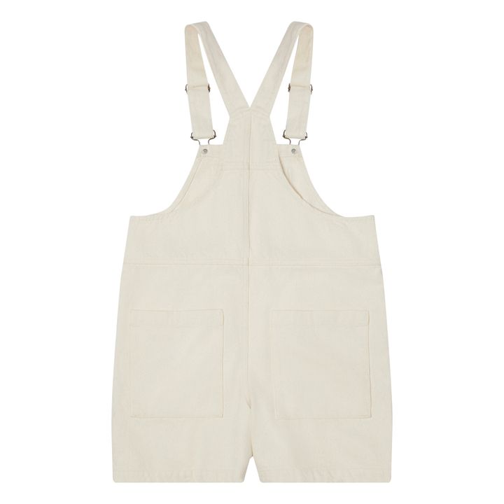 Main Story - Dungaree Short Dungarees - Ecru | Smallable