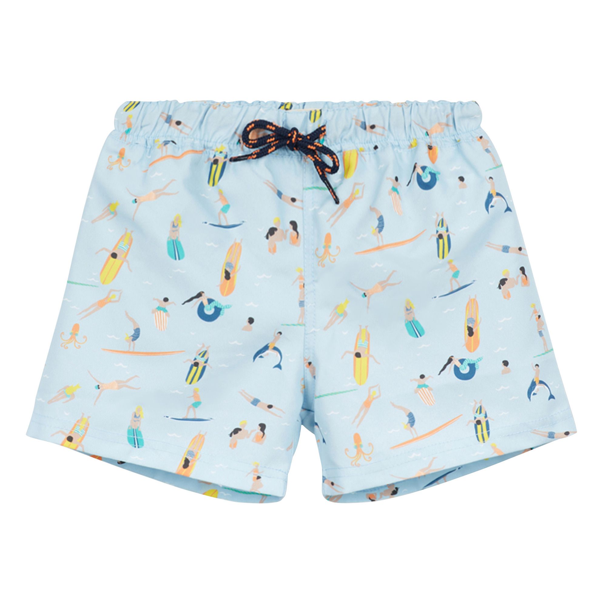 Arsène et Les Pipelettes - Flipper Swim Shorts - Light blue | Smallable