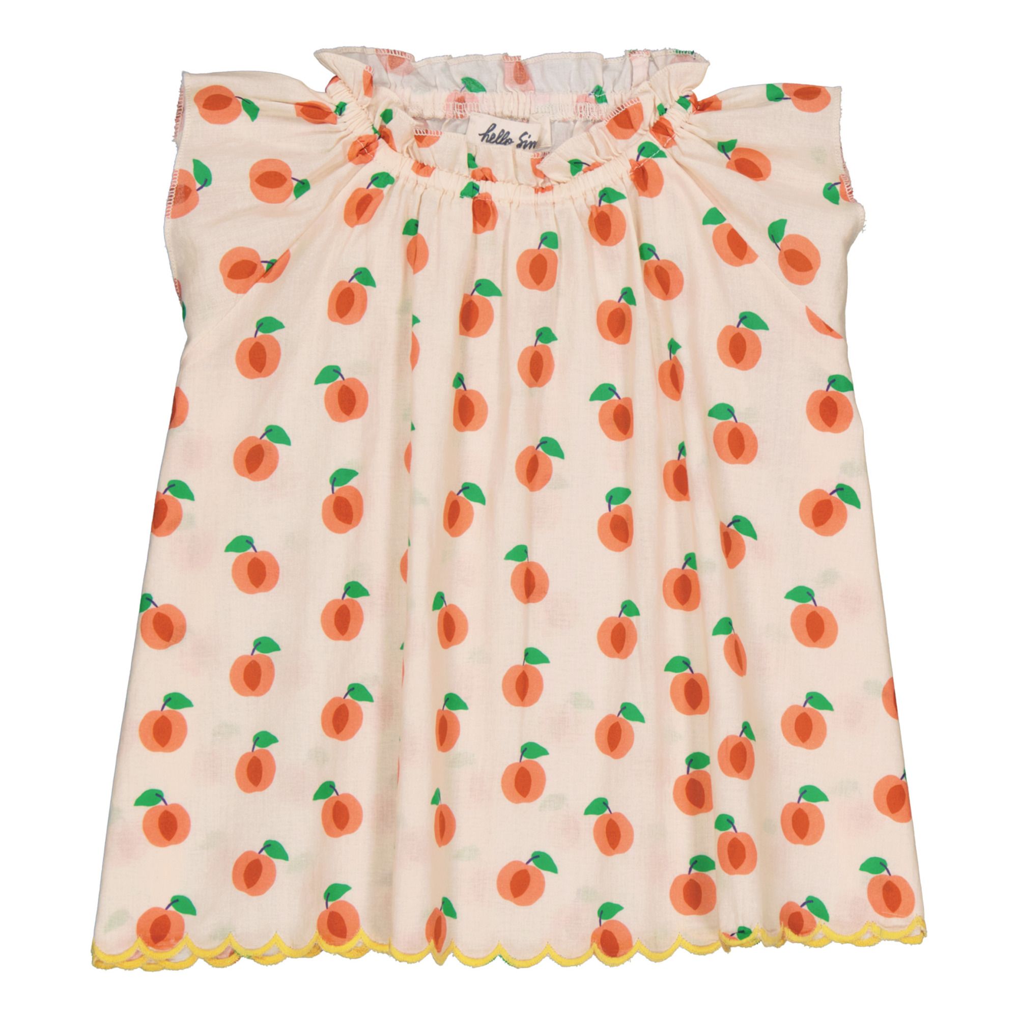 Hello Simone - Antonia Peach Dress - Cream | Smallable