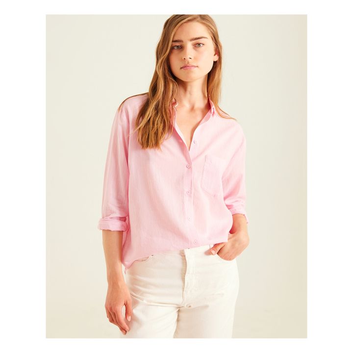 Sacrécoeur - Manon Voile de Coton shirt - Pink | Smallable